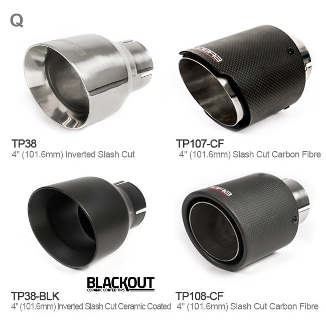 BMW M440i (G22/G23) (22>) Valved Quad Exit GPF/PPF Back Performance Ex – JBM Performance